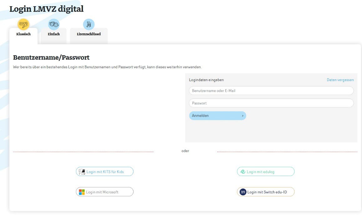 Login mit Microsoft | LMVZ Support